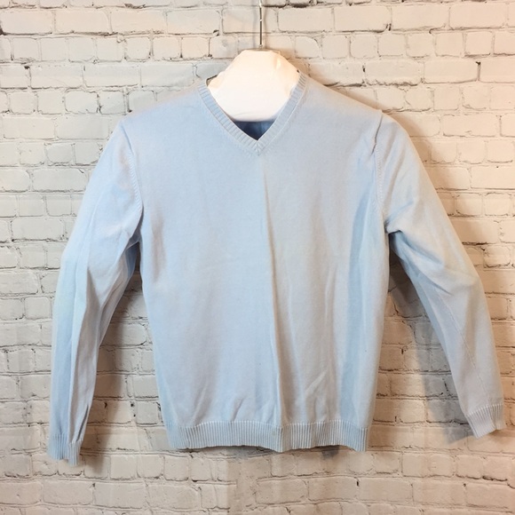 Express | Sweaters | Express Sweater Baby Blue V Neck Pullover Xl ...